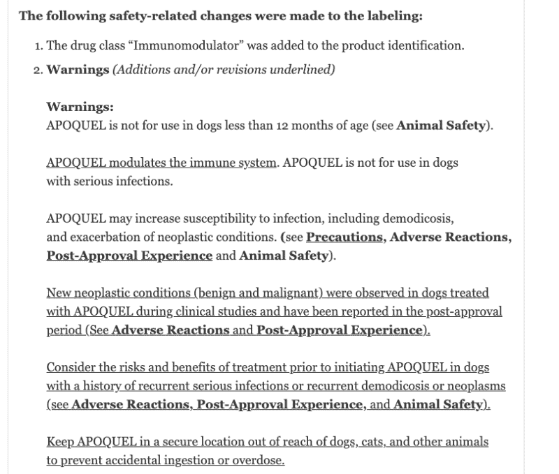 Apoquel Side Effects and Alternatives - Fidose of Reality